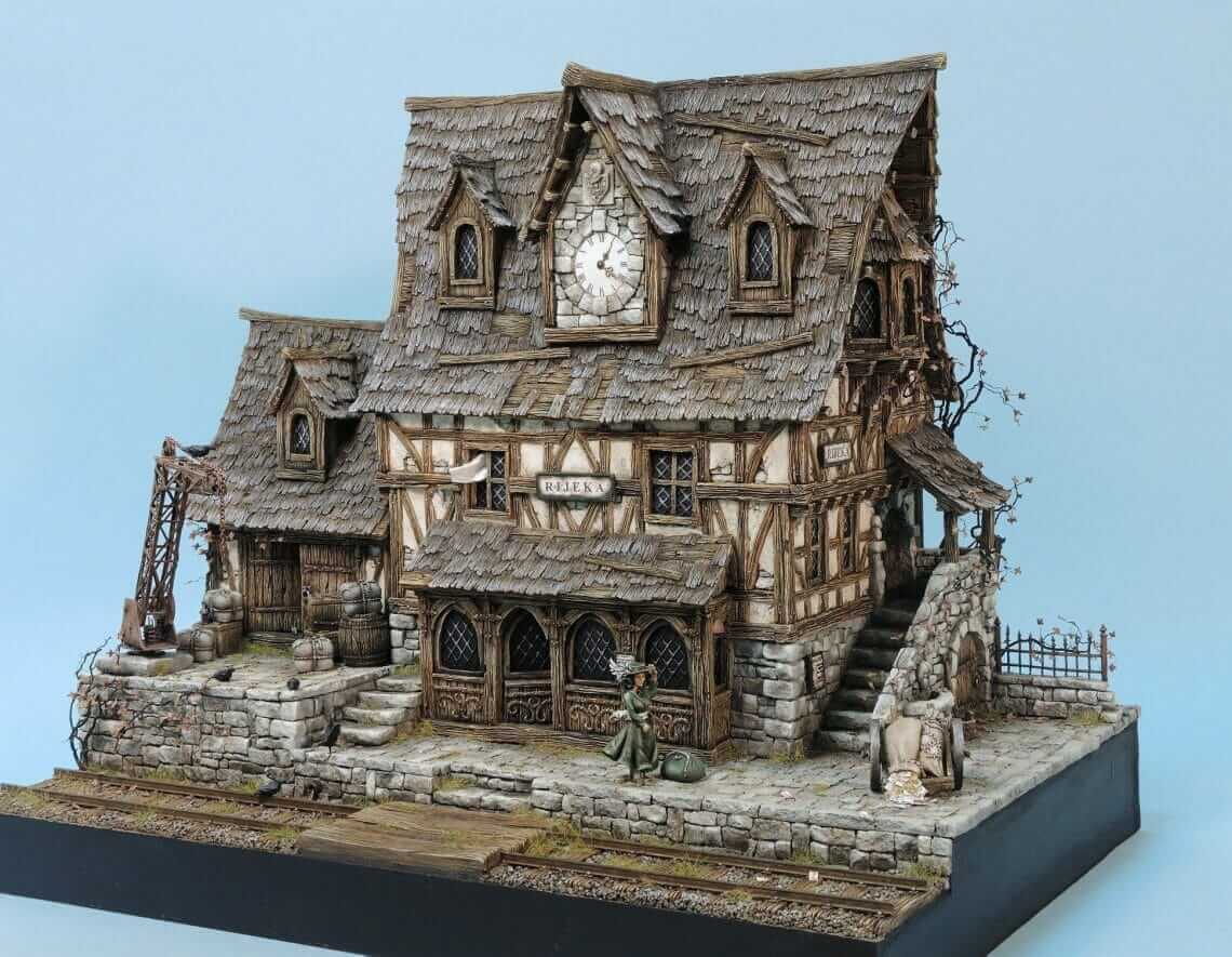 Great Papercraft Terrain for Tabletop Gaming! Easy Mode! - Tangible Day