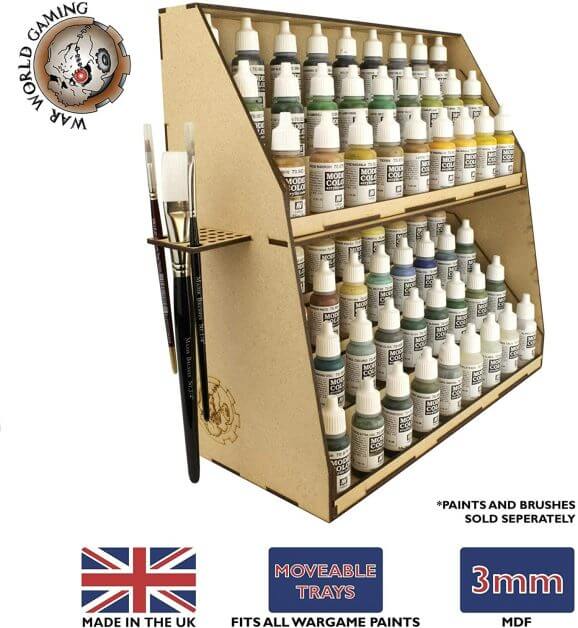 15 Useful Hobby Paint Storage Racks and Organizers - Tangible Day