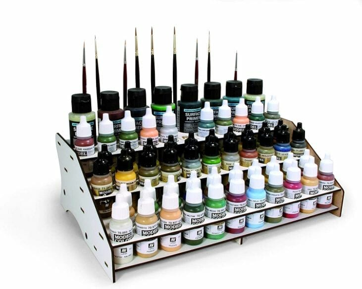 15 Useful Hobby Paint Storage Racks and Organizers - Tangible Day