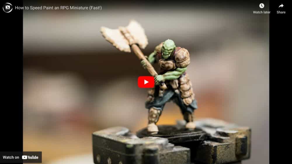 Miniature Speed Painting RPG Models (5 Steps and Tips) - Tangible Day