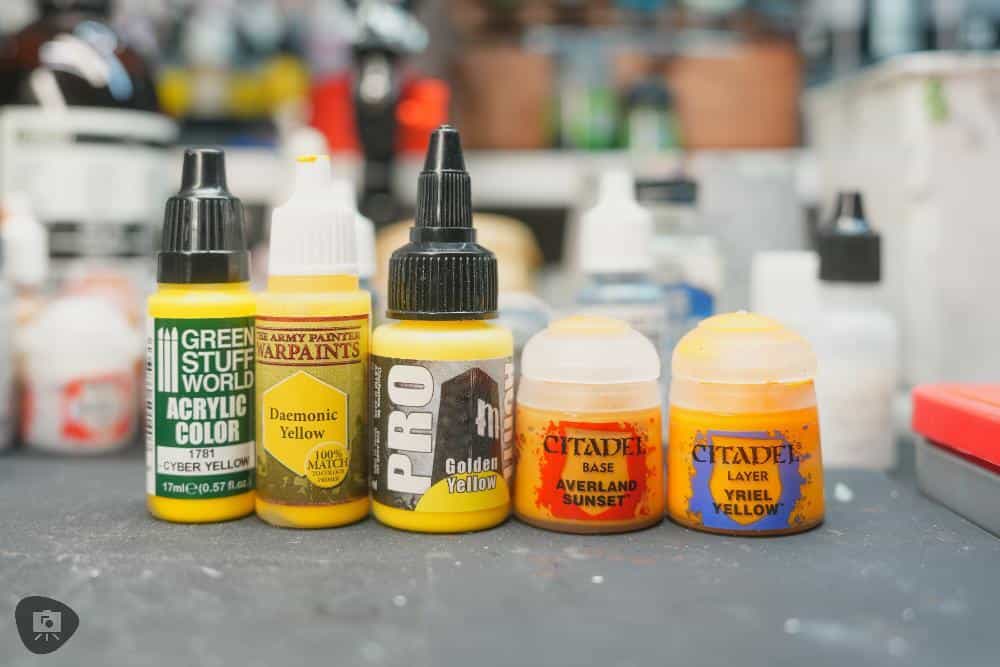 Top 5 Yellow Paints for Miniatures: A Comparison and Guide - Tangible Day