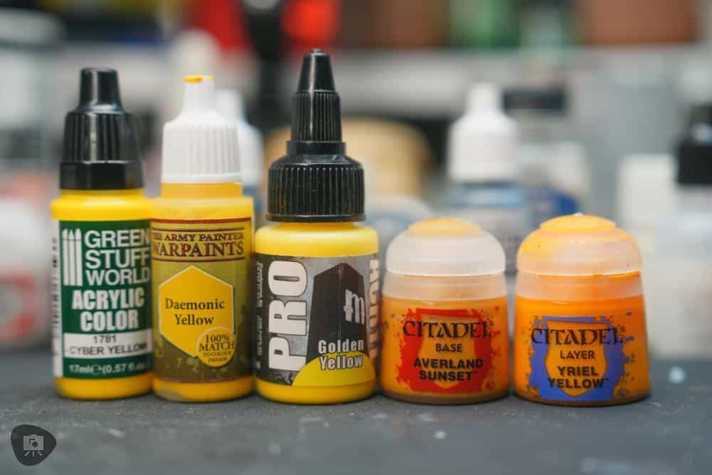 Top 5 Yellow Paints for Miniatures: A Comparison and Guide - Tangible Day